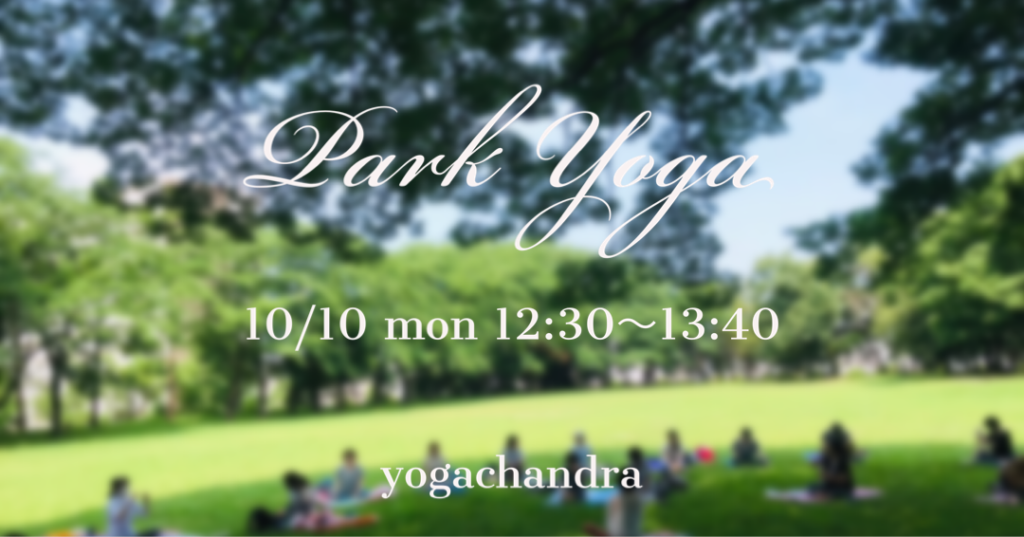秋だよ！パークヨガだよ！ - Yoga Chandra